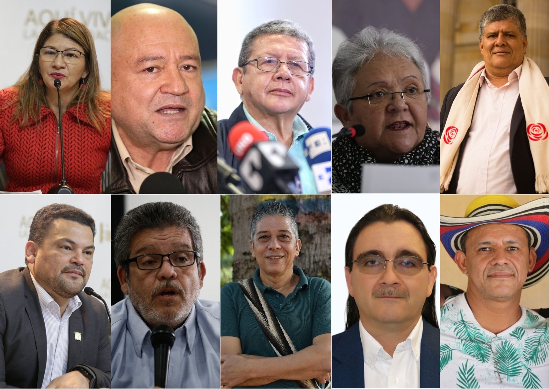 Los rostros de la exguerrilla de las Farc en el Congreso | Cambio Colombia